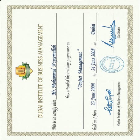 Project Management Training | PDF