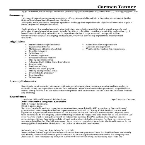 Carmen Tanner Resume | DOCX
