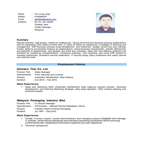My Resume & Curriculum Vitae_Imam Kusnadi (1) | PDF