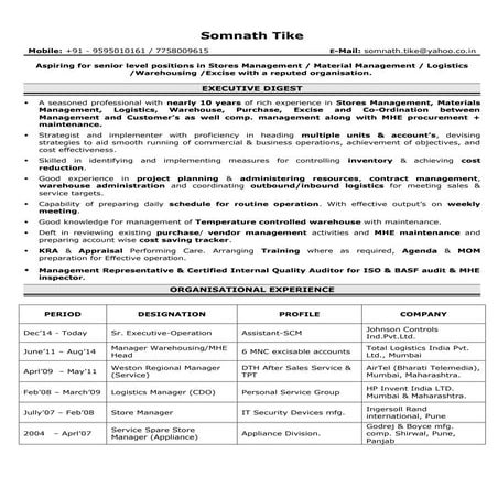 Somnath Tike-CV | PDF