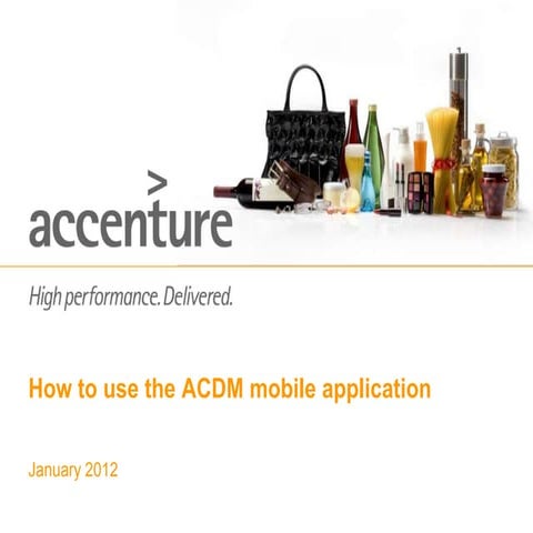 How to Use the ACDM Application | PPT