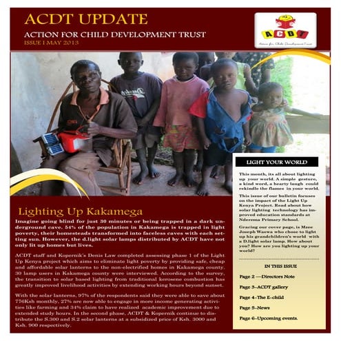 Acdt newsletter | PDF