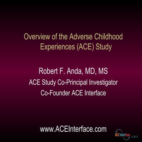 The Adverse Childhood Experiences (ACE) Study | PPT