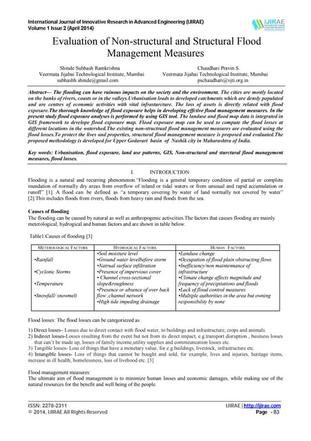 Structural and non structural measures - Disaster Management | PPTX
