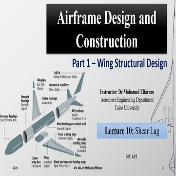 Ace 402 Airframe Design and Construction lec 10 | PDF | Physics | Science