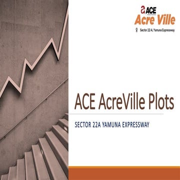 Book 8586 888 555 | ACE AcreVille Plots Sector 22A Yamuna Expressway | PPTX