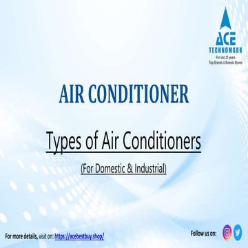 Types of Air Conditioner | PPTX