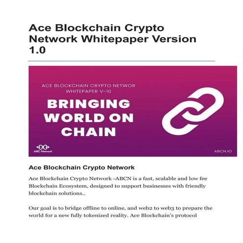 Ace Blockchain Crypto Network Whitepaper Version 1.docx