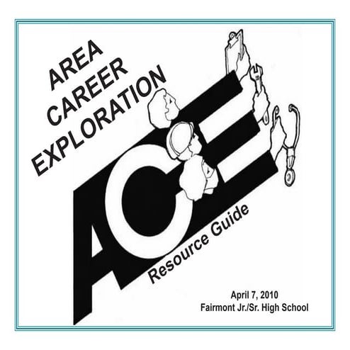 2010 Area Career Exploration Resource Guide | PDF