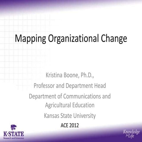 Mapping Organizational Change | PPTX