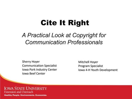 Copyright & Plagiarism | PPTX