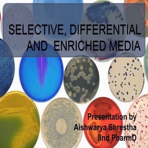 Types of culture media | PPTX