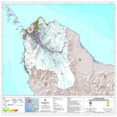Aceh besar peta bahaya_tsunami | PDF