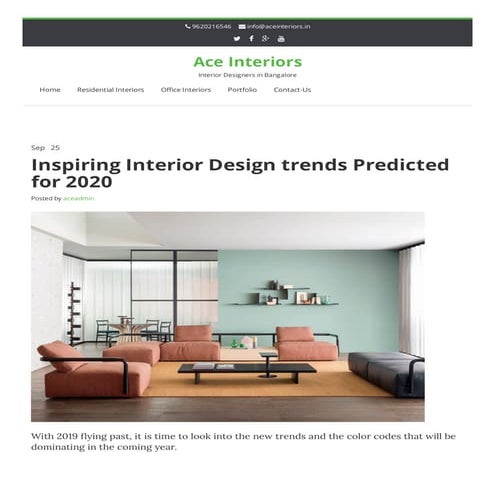 Interior Design Trends to Embrace in 2021 | PDF