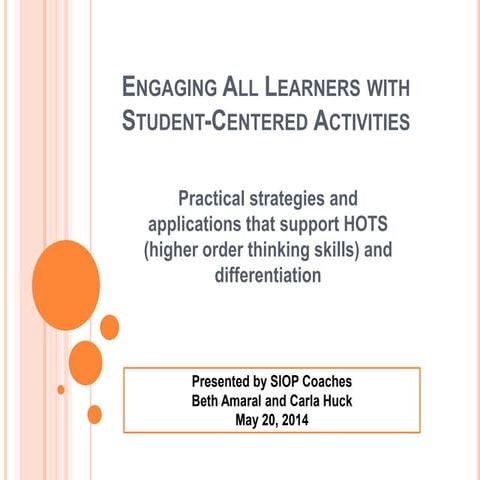 Differentiated Instruction with HOTS | PPTX