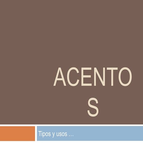 Acentos 2016 | PPT