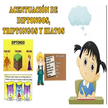 Acentuación de diptongos triptongos y hiatos 2 | PDF