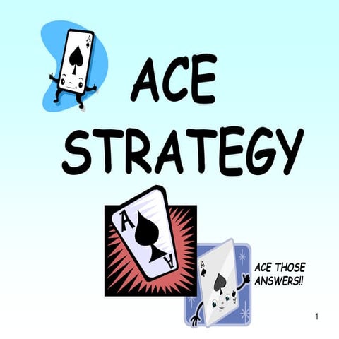 Ace open ended rubric strategy | PPT