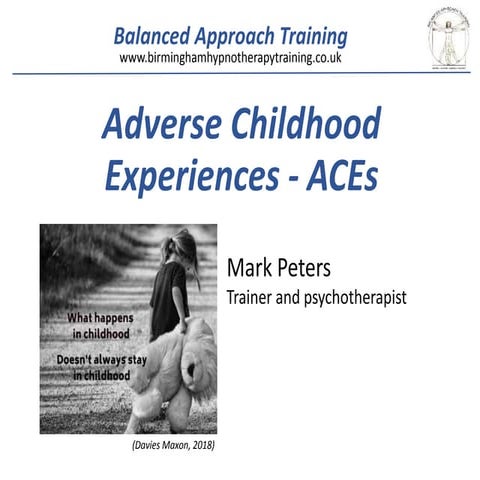 Ace presentation exploring Adverse Childhood Experiences | PPTX