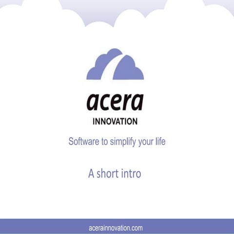 Acera Intro | PDF