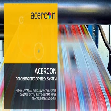 ACERCON COLOR REGISTER CONTROL | PDF