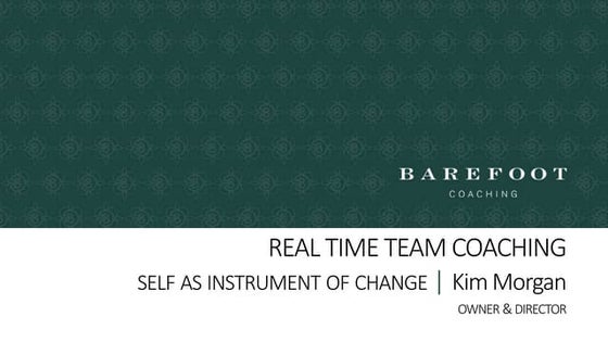 Real Time Team Coaching | PPT
