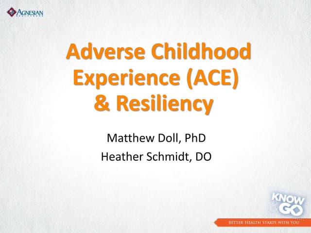 Ace presentation exploring Adverse Childhood Experiences | PPTX