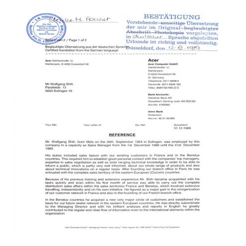 Acer Computer Work Reference | PDF