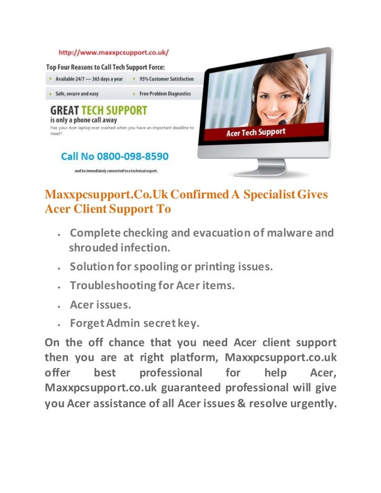 Acer technical support