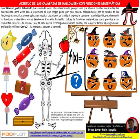 ACERTIJO DE LAS CALABAZAS DE HALLOWEEN CON FUNCIONES MATEMÁTICAS | PDF