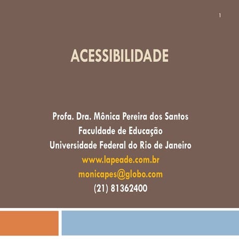 Acessibilidade | PPT