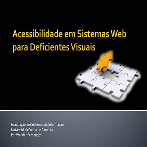 Acessibilidade em Sistemas Web para Deficientes Visuais | PDF