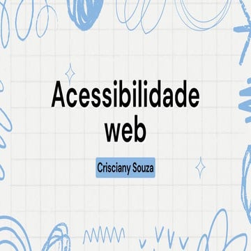 Acessibilidade web e sua importancia na web | PDF