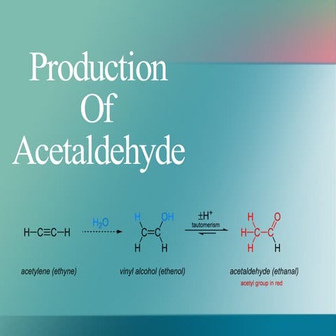 Acetaldehyde preparation method | PDF