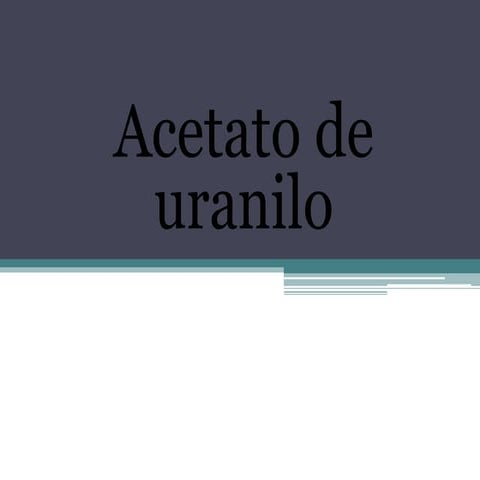 Acetato | PPTX