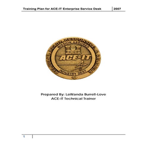 SAMPLE TRAINING PLAN | PDF