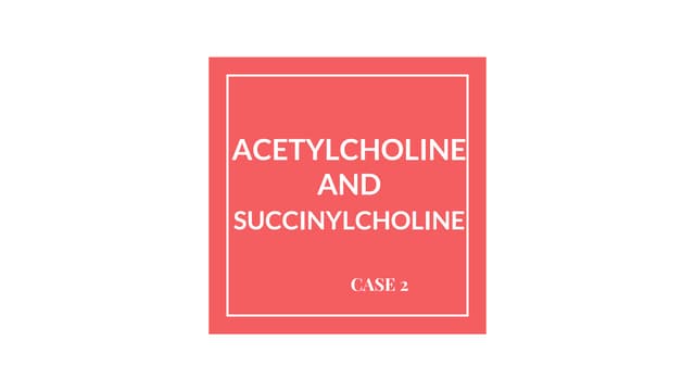 Acetylcholine ppt | PPTX