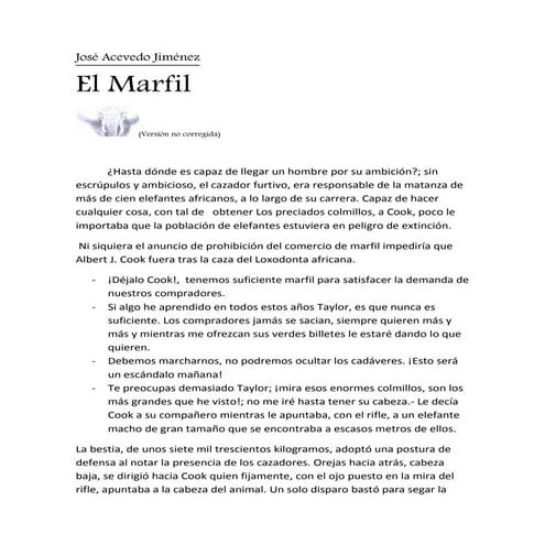 El Marfil | PDF