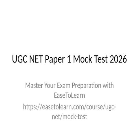 SBI Apprentice Mock Test: AI-Powered Preparation for Banking Success | PPTX