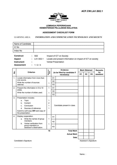 ACF Presentation | PPT