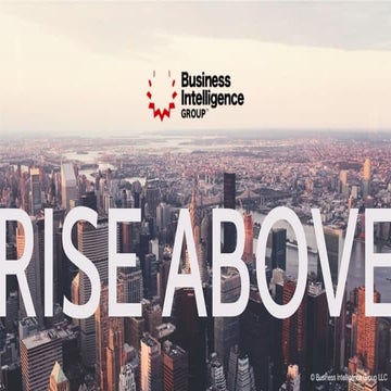 Business Intelligence Group Brochure - nsp | PPT