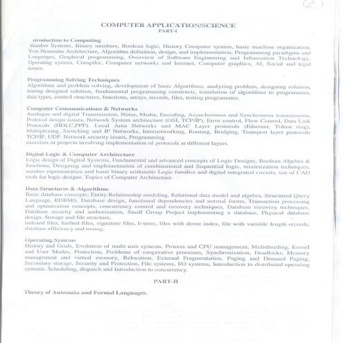 Acf computer science test under jkpsc.. | PDF