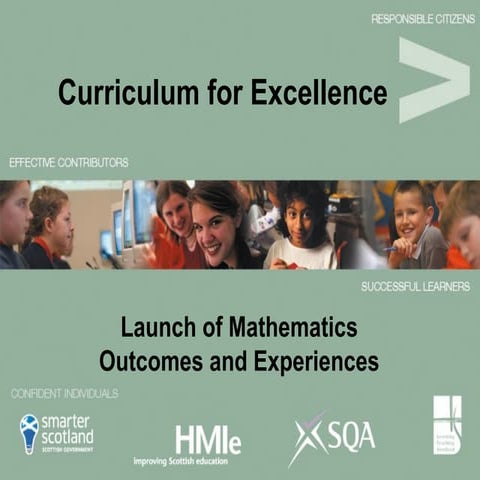 Scottish Curriculum for Excellence Numeracy Outcomes