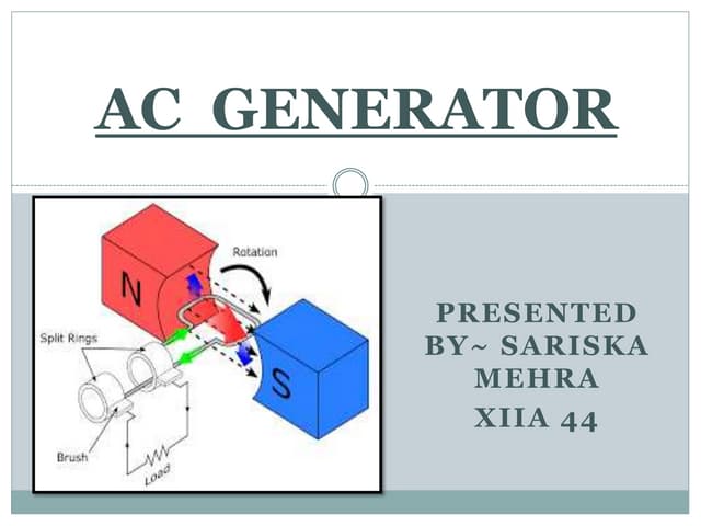 A.c. generator | PPTX