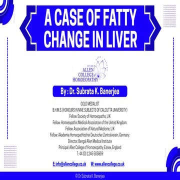 ACH - CURED CASE PPT - GA006-FATTY CHANGE IN LIVER-CM .pptx