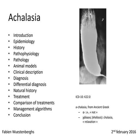 Achalasia | PDF