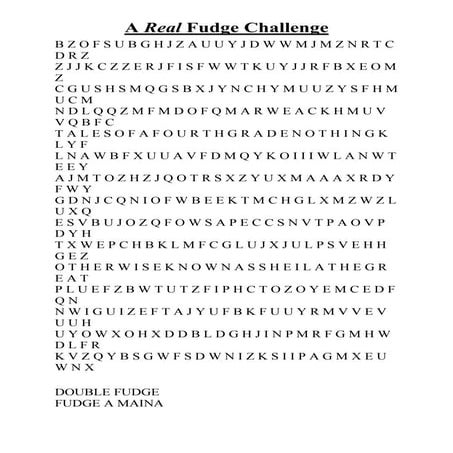 A challange fudge literacy expo | DOCX