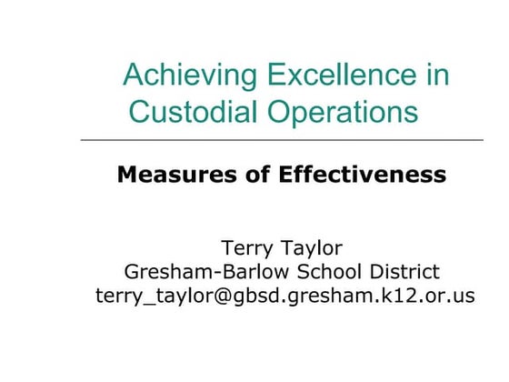 Janitorial worker performance appraisal | DOC