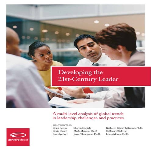 AchieveGlobal: Developing the 21st Century Leader | PDF