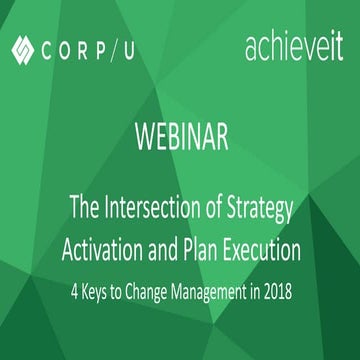 The Intersection of Strategy Activation and Plan Execution: 4 Keys to ...